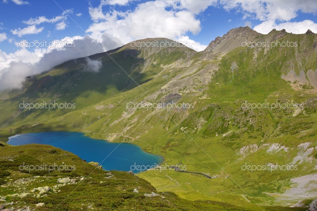 Mountain valley scene Stock Photo by ©york_76 16184027