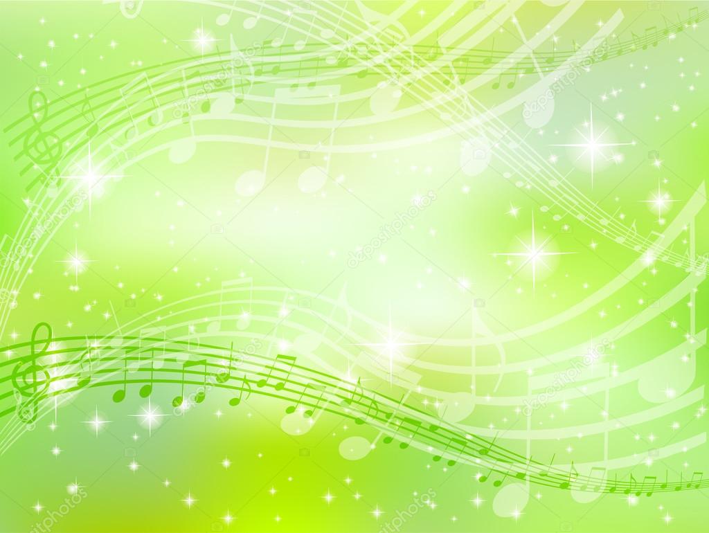 Music note background green Stock Vector by ©JBOY24 24198937
