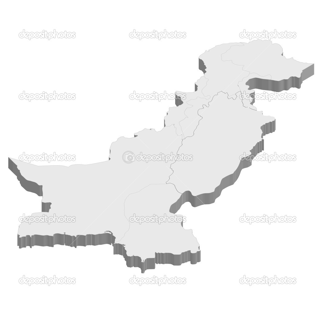 Pakistan map country Stock Vector Image by ©JBOY24 #30652955
