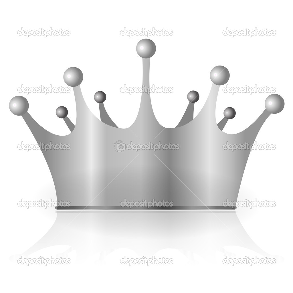 Silver Crown Vector