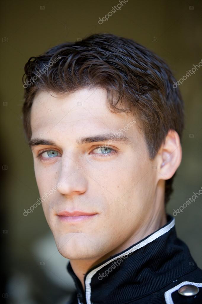 Handsome Guy with Gorgeous Blue Eyes — Stock Photo © DeborahKolb #13671868