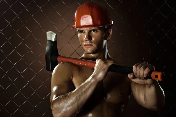 Sexy workman — Stock Photo © tankist276 #8205237