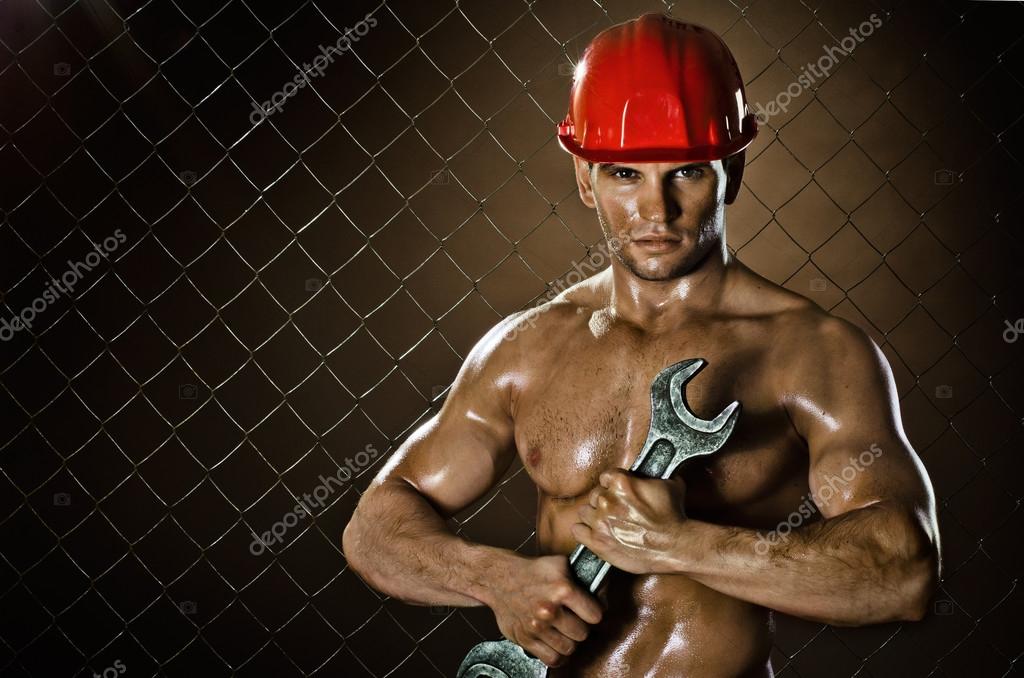 Workman big wrench Stock Photo by ©tankist276 44625377
