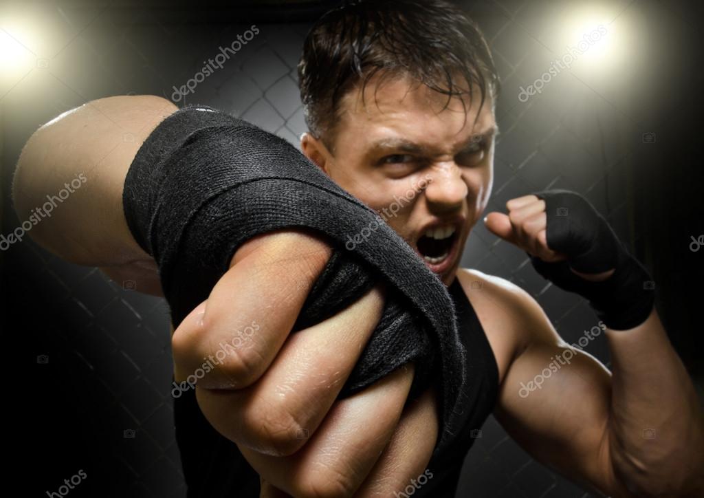 Fighter,cuff fist — Stock Photo © tankist276 #44634619