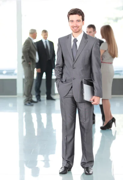 Happy smart business man Stock Photo by ©opolja 12185281