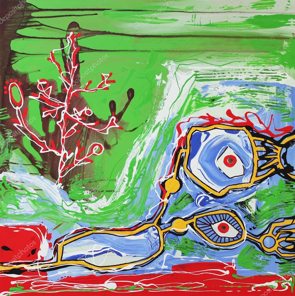 Unusual original art composition Stock Vector Image by ©karakotsya ...