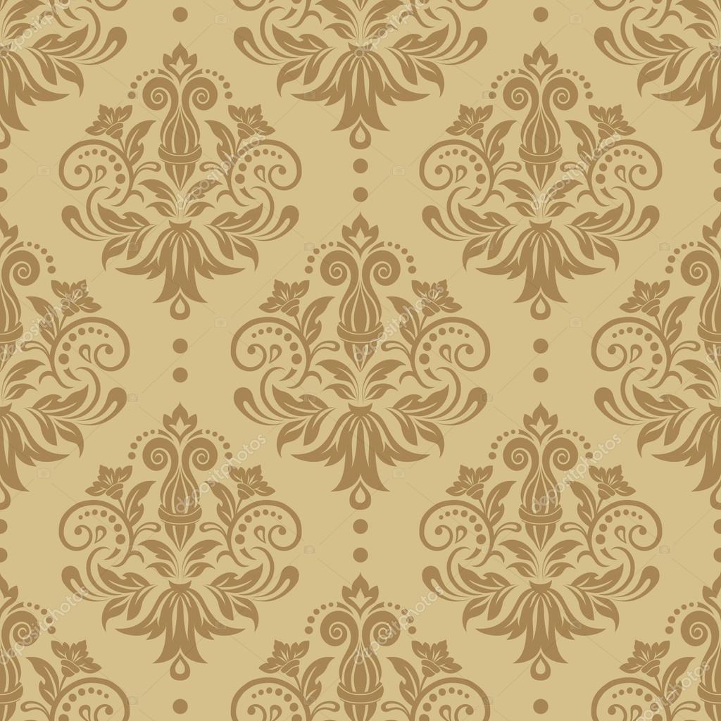 Damask seamless vector pattern — Stock Vector © Katia25 #19471827