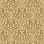 Luxury seamless golden floral wallpaper Stock Vector Image by ©lina_s ...