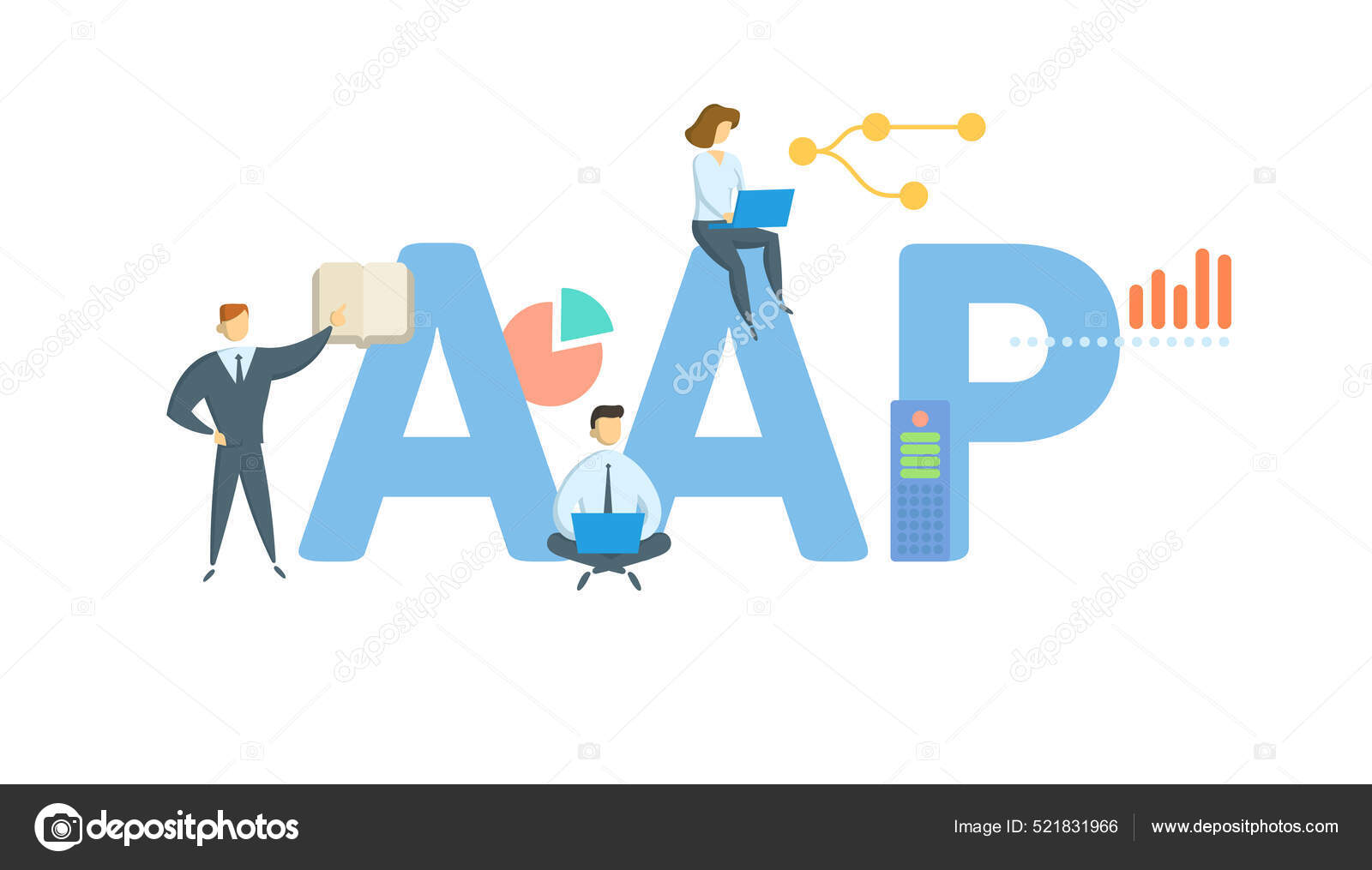 AAP, Affirmative Action Plan. Concept with keyword, people and icons ...