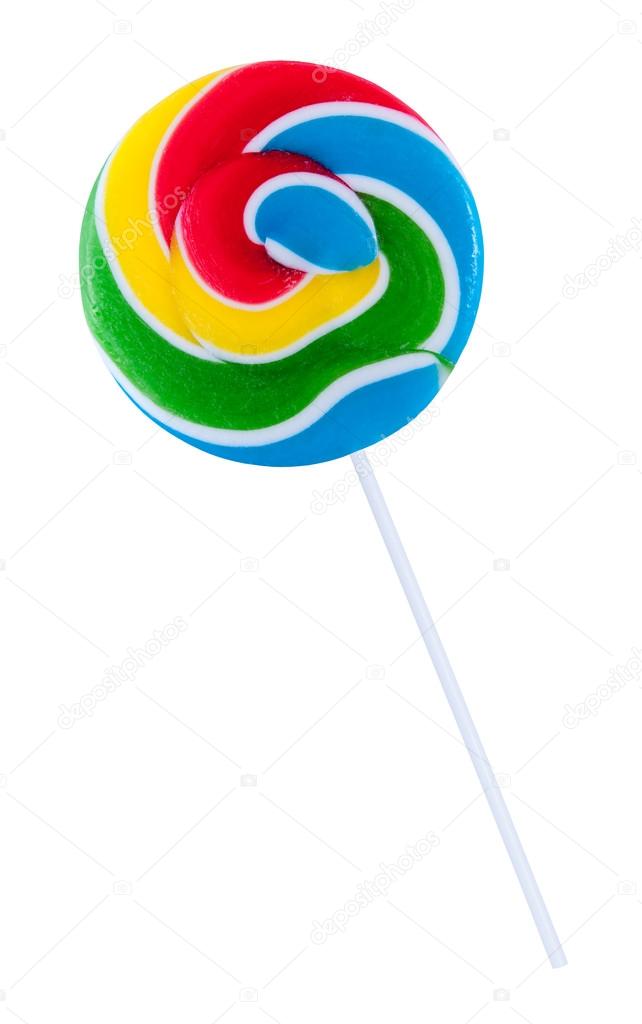 Colorful spiral lollipop lolly pop — Stock Photo © xmax5454 #12789865
