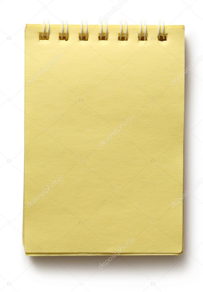 Yellow notepad — Stock Photo © Garsya #46652987