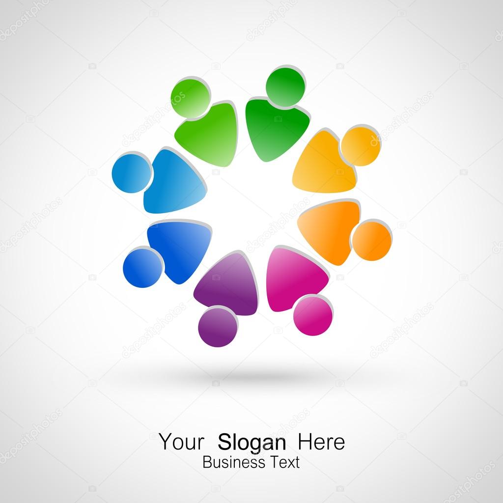 Meeting . Logo design — Stock Photo © evarin20 #20032973