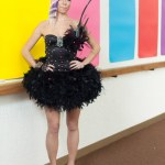 Creative Feathered Eye Makeup — Stock Photo © nelka7812 #9001635