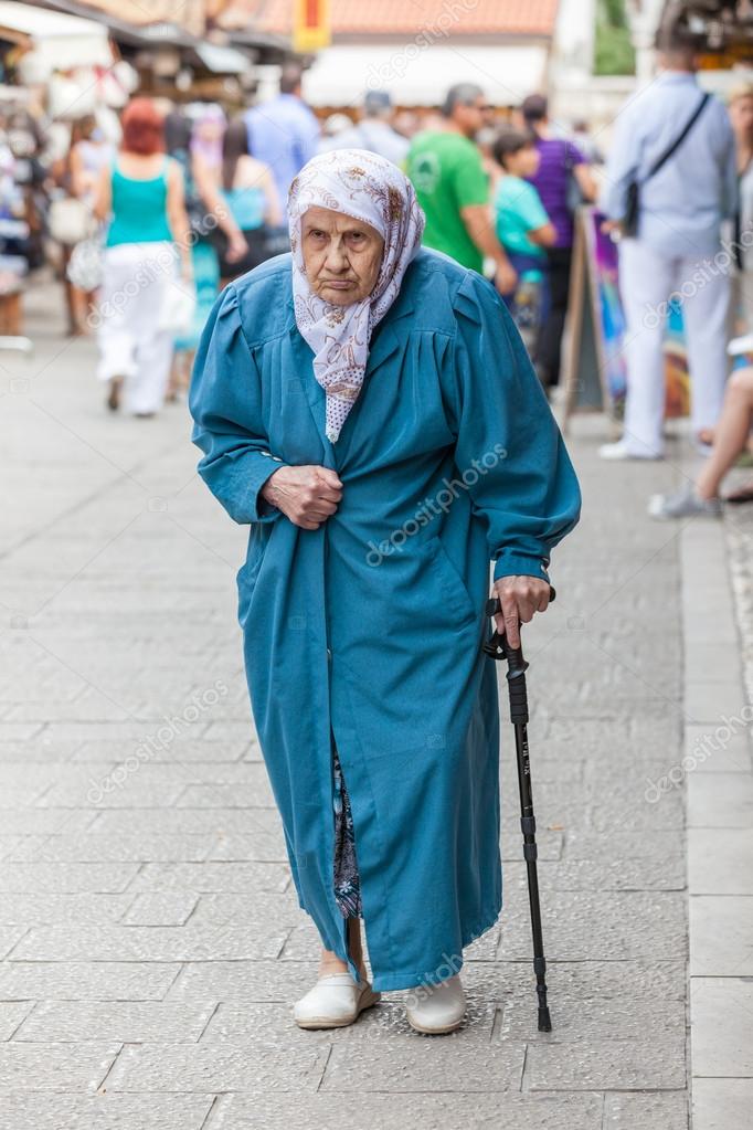 Old Muslim lady – Stock Editorial Photo © paulprescott #14849537