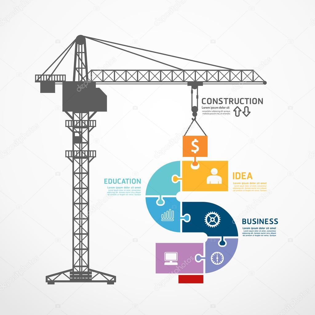Tower Crane Vector