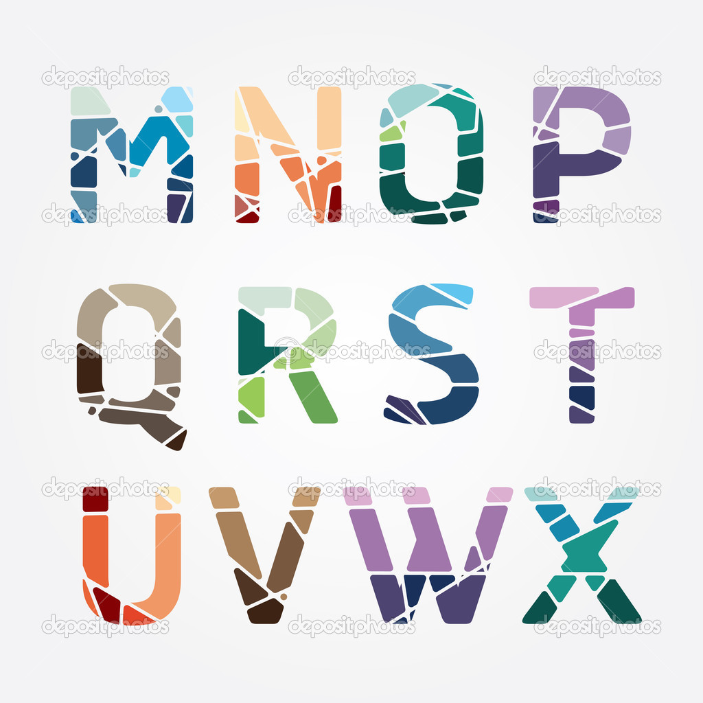 Alphabet color style Design. Stock Vector Image by ©pongsuwan #46206669