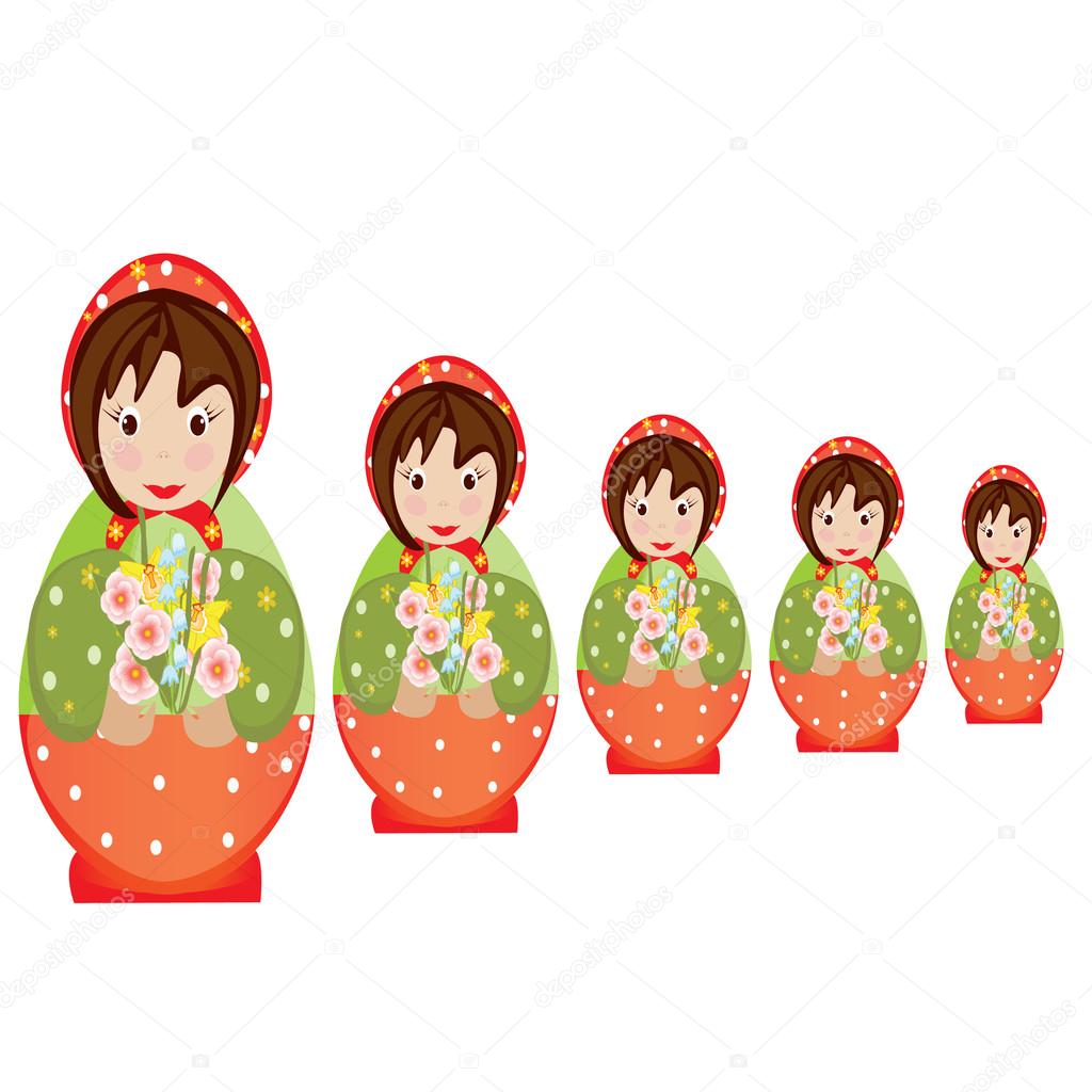 Matrioska — Stock Vector © vip76 #23528103
