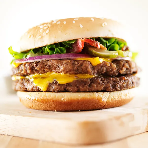 Double cheeseburger Stock Photos, Royalty Free Double cheeseburger ...