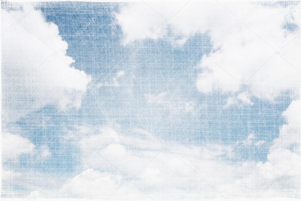 Textured vintage cloudy sky background — Stock Photo © ivan_dzyuba ...