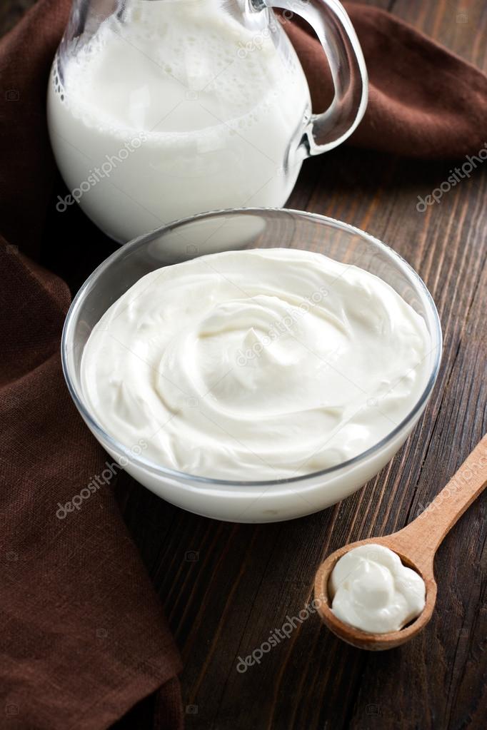 Sour cream — Stock Photo © ivan_dzyuba #13788762