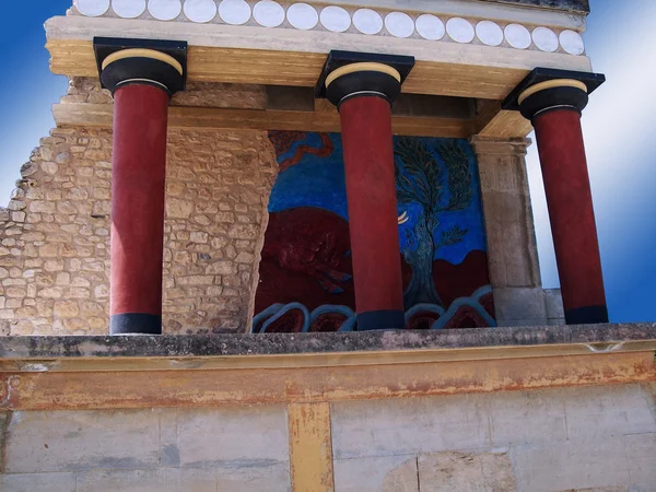 Knossos palace at Crete, Greece — Stock Photo © ankarb #35219047