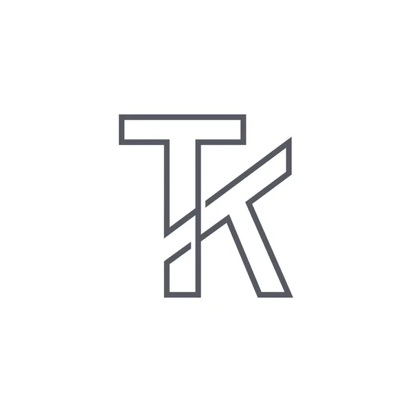 T k logo imágenes de stock de arte vectorial | Depositphotos