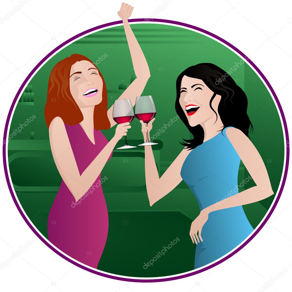 Girls Night Out Stock Vector Image by ©gleighly #12467136