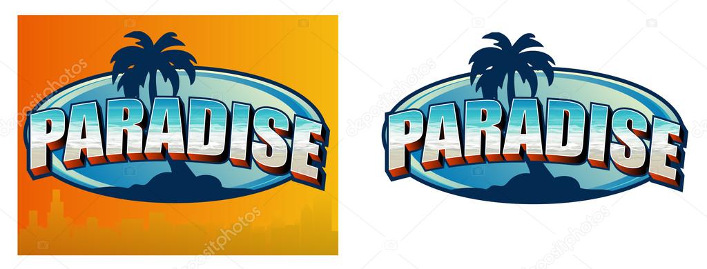 Paradise Sign Stock Vector Image by ©gleighly #22411895