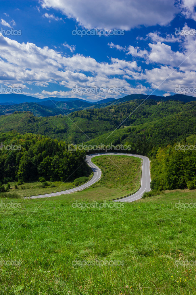 Camino curvilíneo: fotografía de stock © DanielK90 #12727003 ...