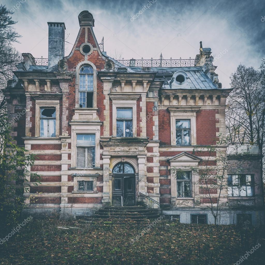 Beautiful, forgotten and destroyed house Stock Photo by ©ScorpionPL ...