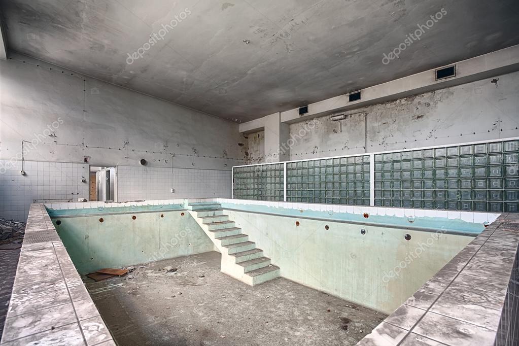 Swimming pool in a ruined building Stock Photo by ©ScorpionPL 42431169
