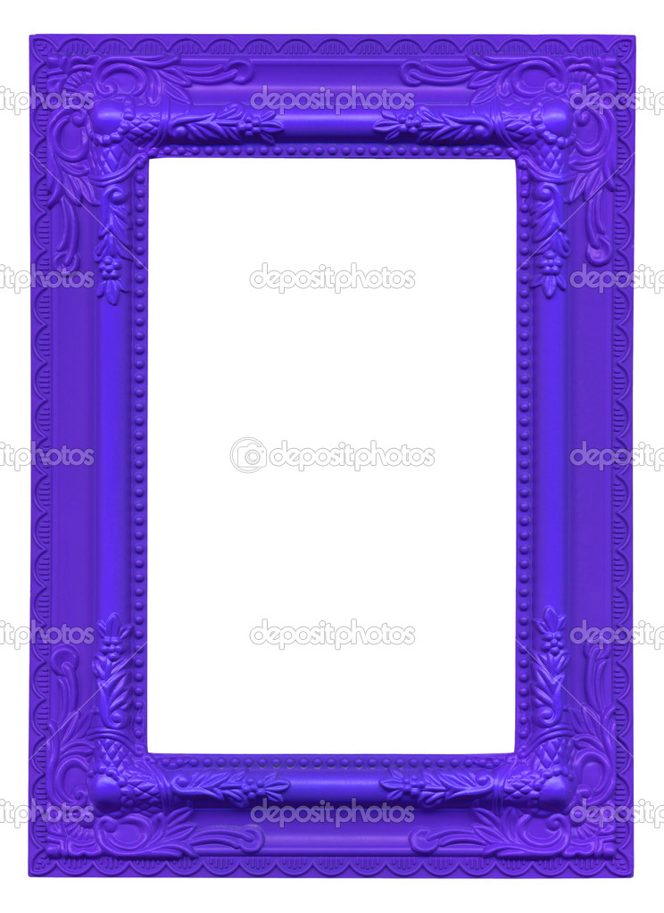 Violet picture frame — Stock Photo © natalt #23381166