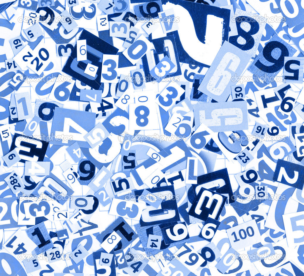 Numbers as background Stock Photo by ©natalt 34723091