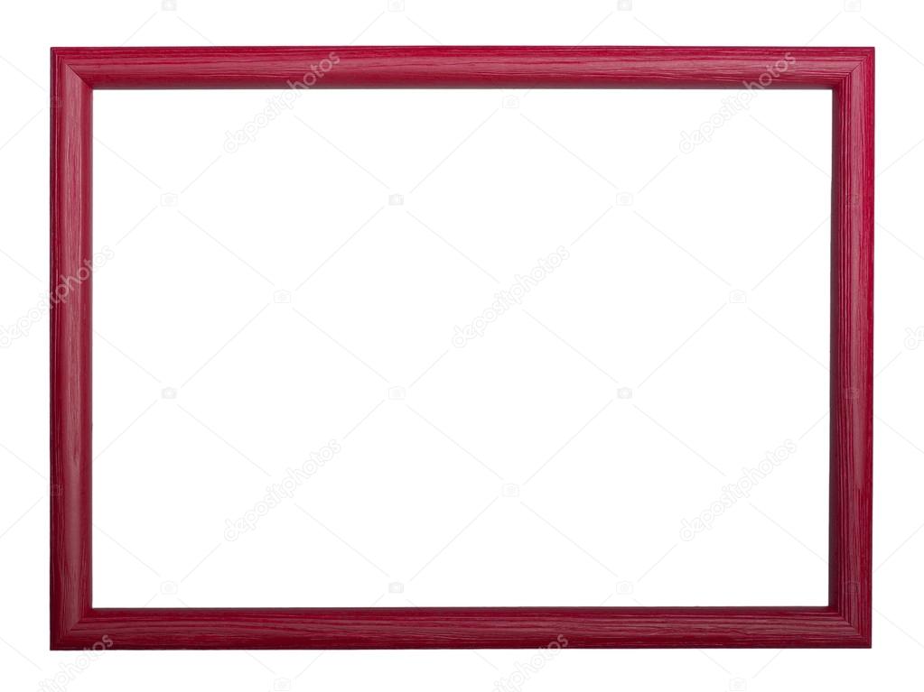 Red wooden frame — Stock Photo © natalt #38069373