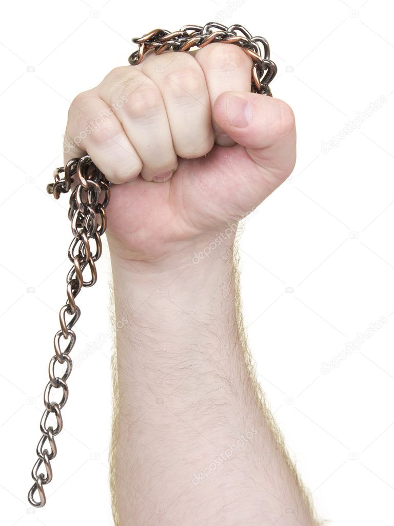 Hand With Chain Stock Photo by ©natalt 47384545