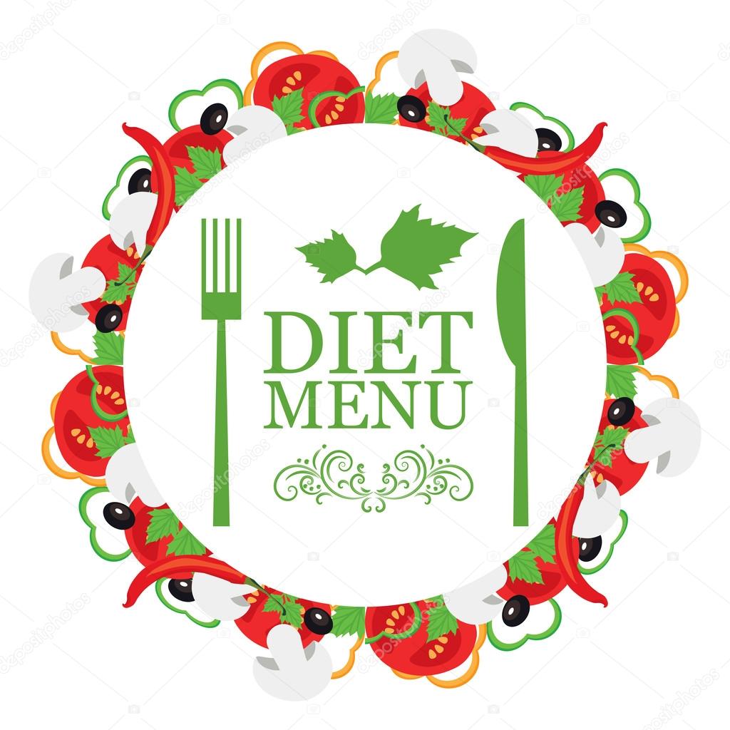 Vector diet menu Stock Vector Image by ©Korobovaok #13947344