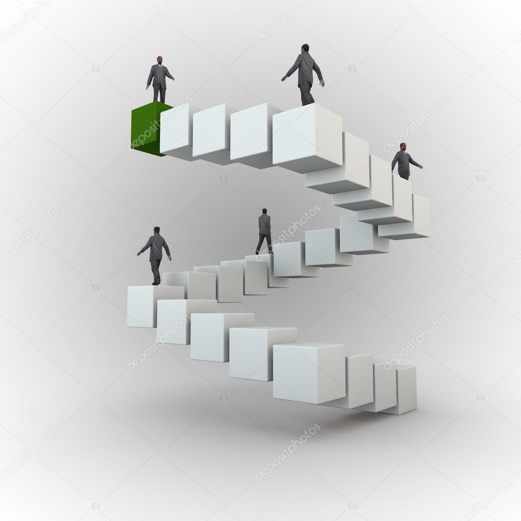 Climb the corporate ladder — Stock Photo © fraeje #26652837