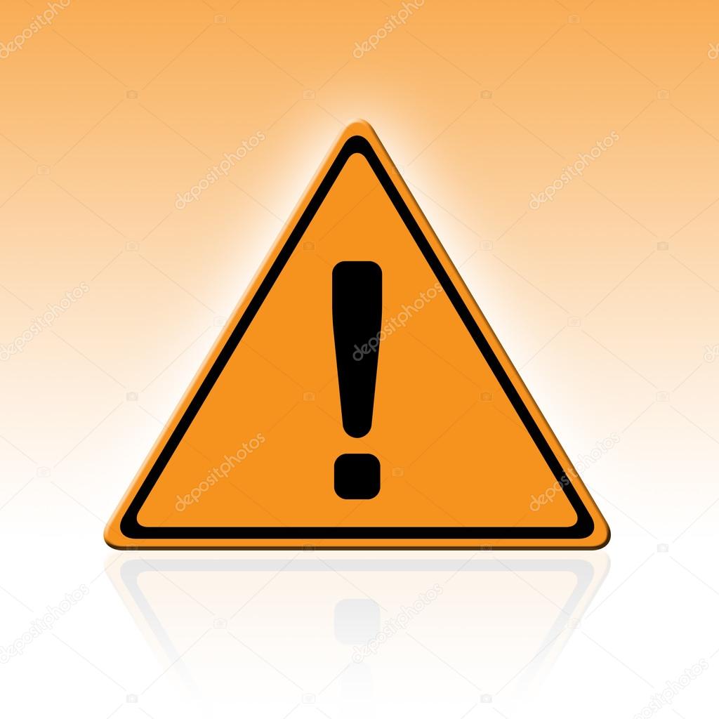Warning sign with exclamation point Stock Photo by ©fraeje 26653217