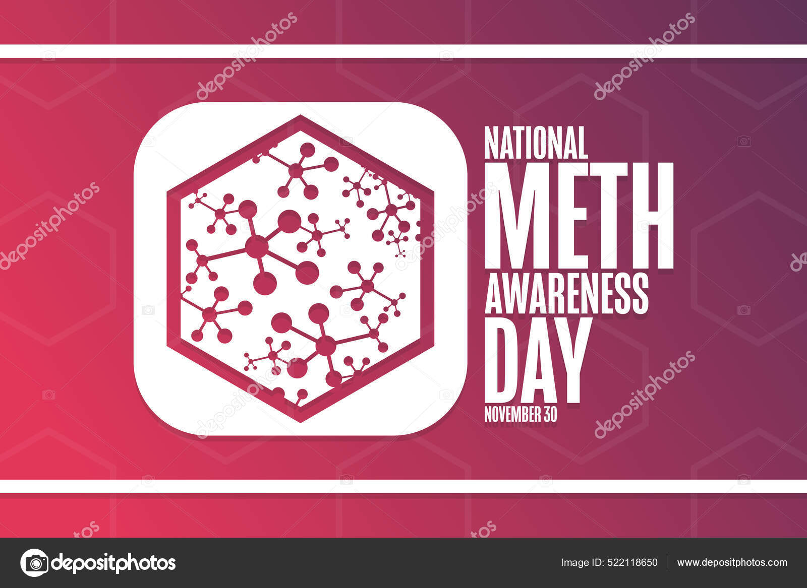 National Meth Awareness Day November Holiday Concept Template ...