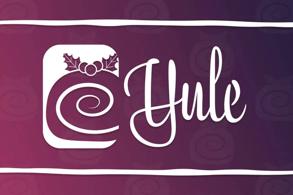 Blessed Yule. Holiday concept. Template for background, banner, card ...