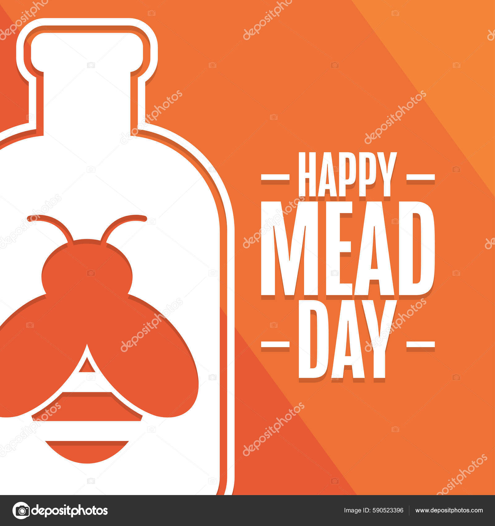Happy Mead Day Holiday Concept Template Background Banner Card Poster ...