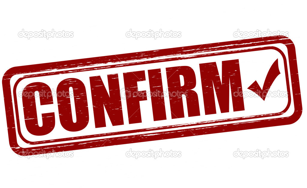 Confirmar Imagen Vectorial de © carmenbobo #45720915 | Depositphotos