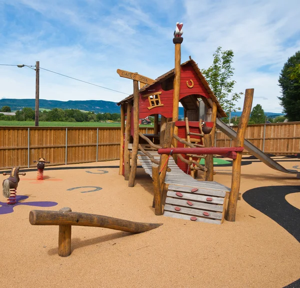 Big colorful children playground equipment — Stock Photo © lusia83 ...