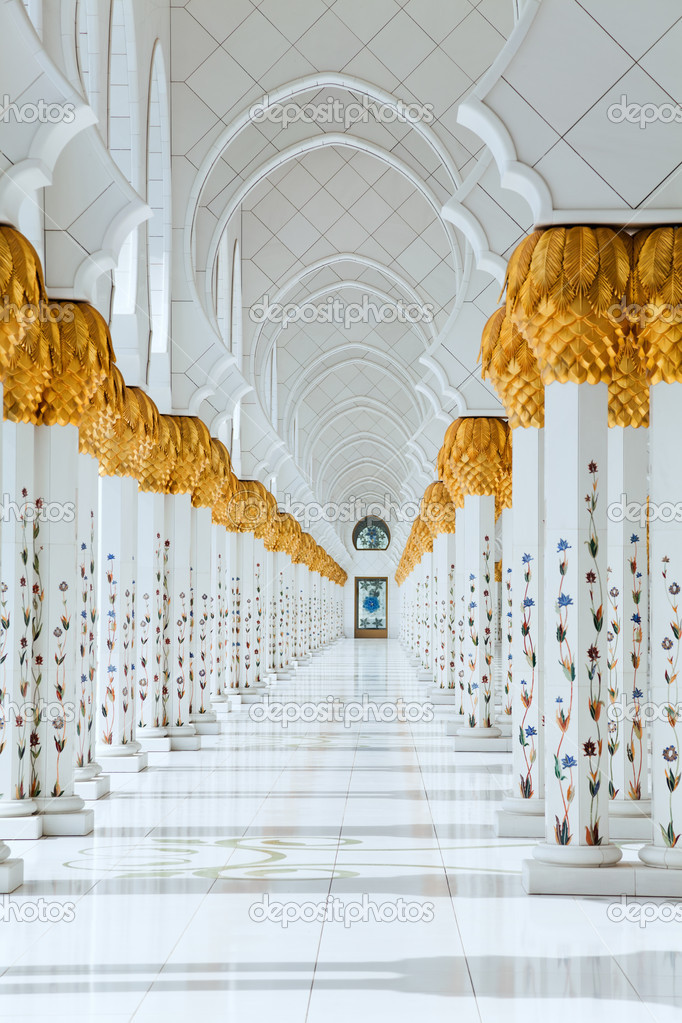 Mosquée cheikh zayed à abu dhabi, émirats arabes unis — Photo de stock ...