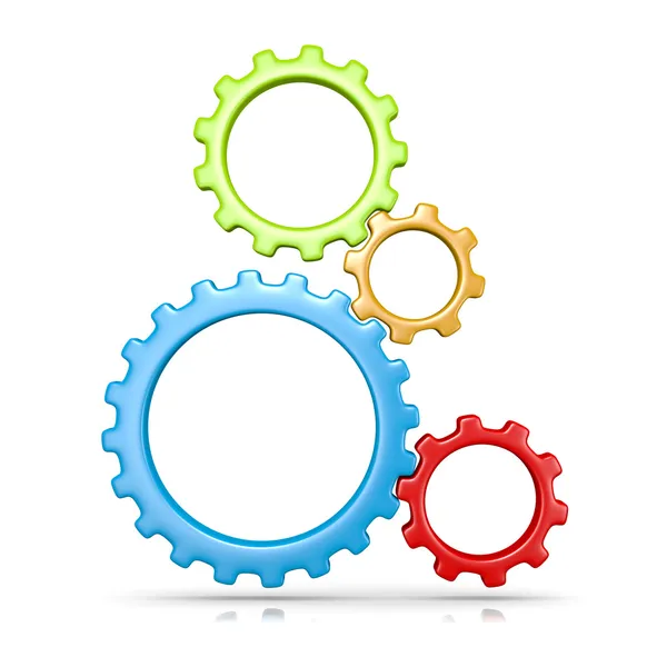 Four gears in circle Stock Photos, Royalty Free Four gears in circle ...