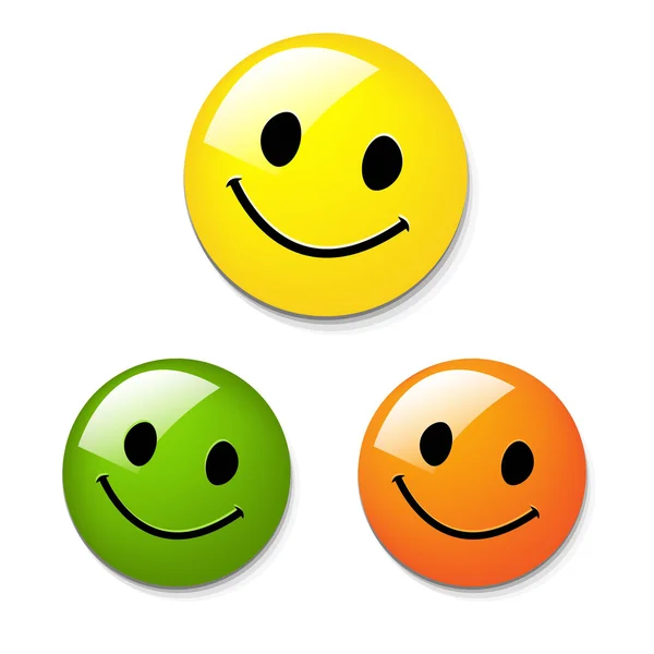 Smiley Color Buttons — Stock Vector © sammep #149161240