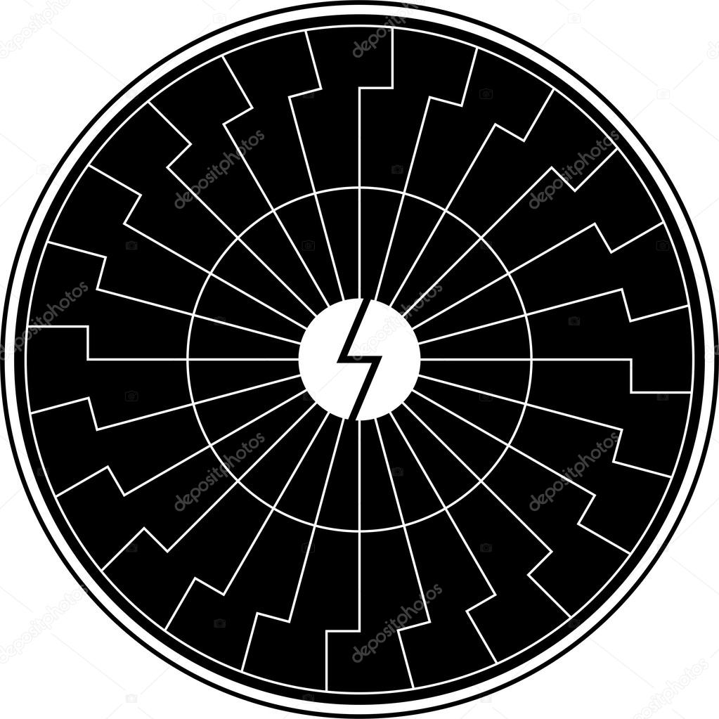 Black sun — Stock Vector © Mothman #13174097