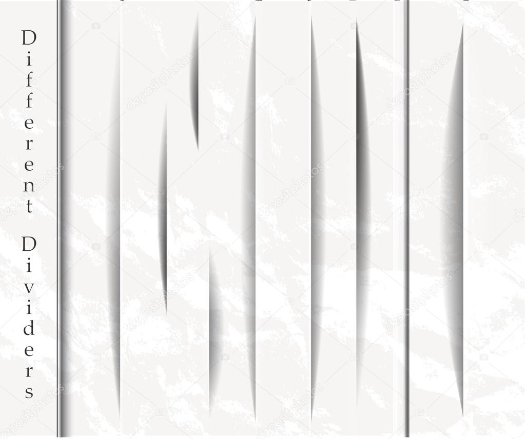 Vertical dividers — Stock Vector © mexrix #12454217
