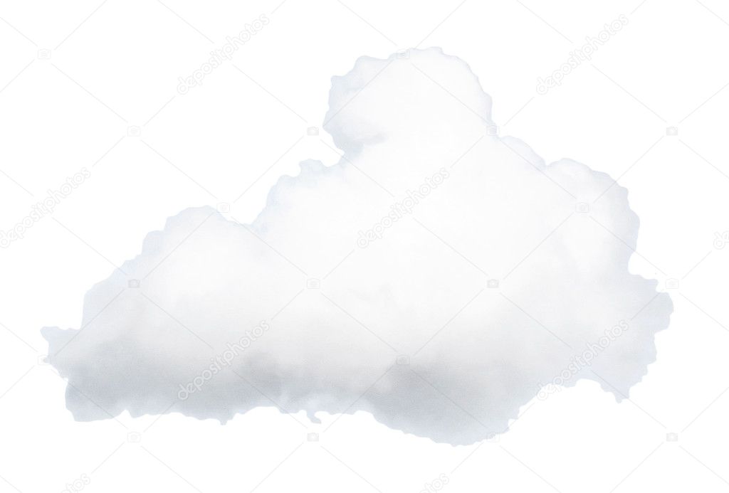 Cloud isolated Stock Illustration by ©mexrix #20047625