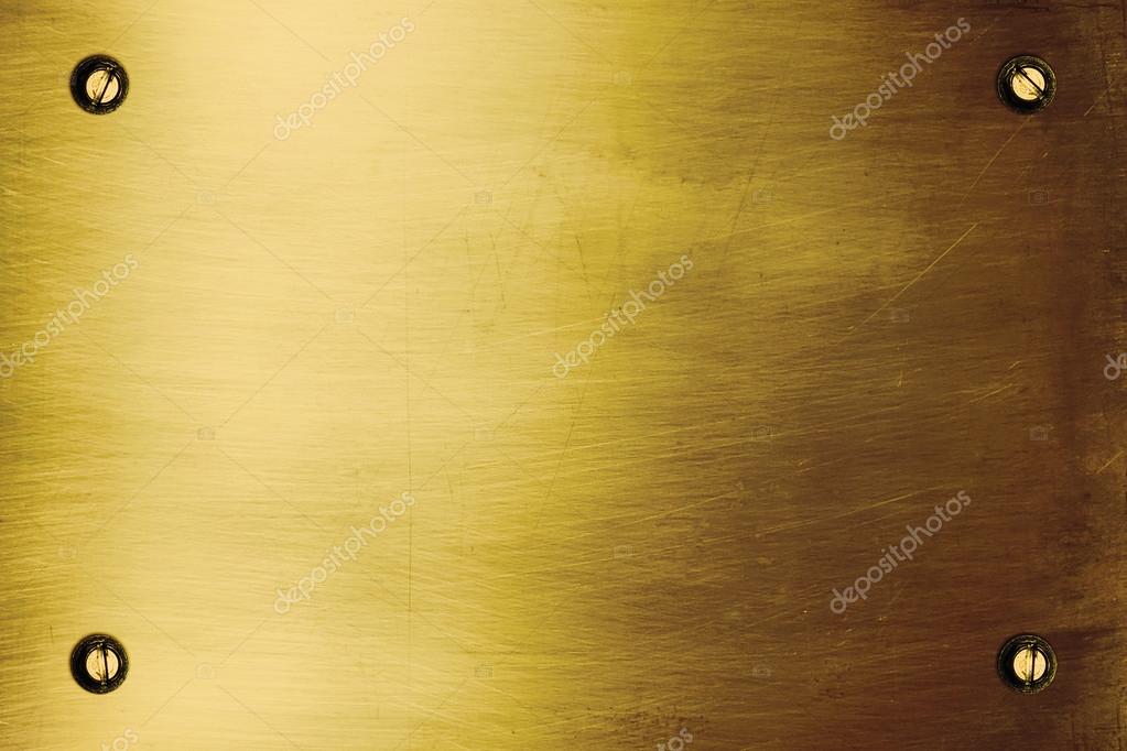 Brushed gold plate Stock Photo by ©mexrix 22458329